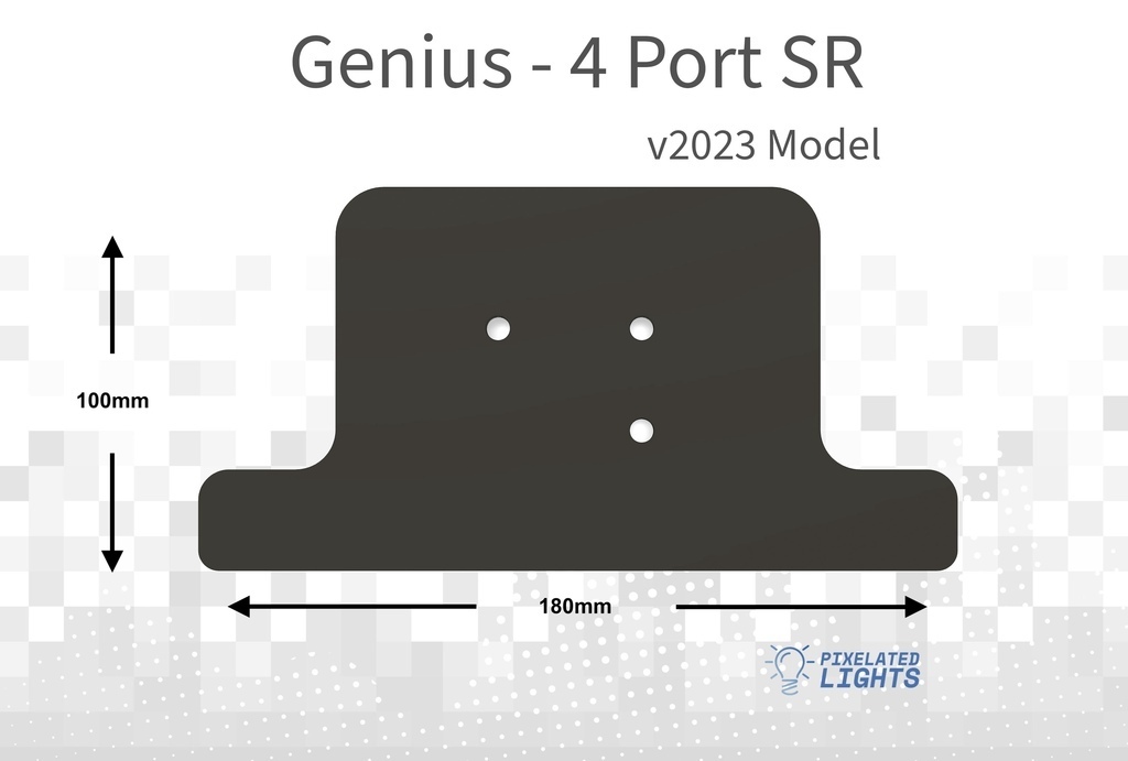 Fichier 3D gratuit Genius (v2023) 4 Port Smart Receiver 🔌・Objet imprimable en 3D à télécharger・Cults