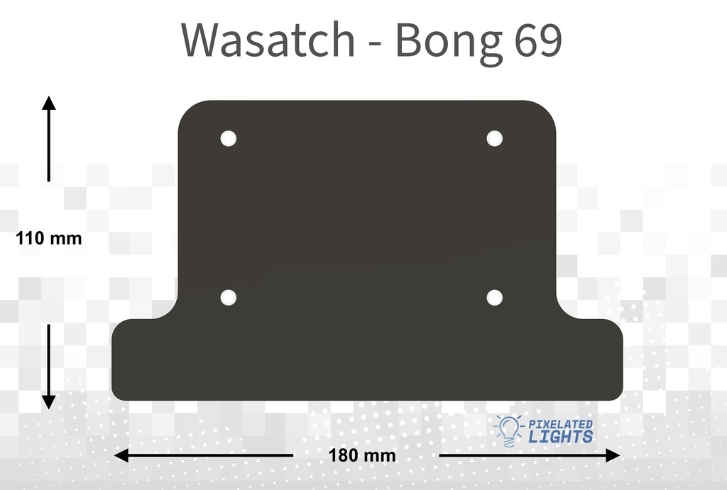 🔌 Wasatch Bong 69 PSU Mount・Free 3D File for ・Cults