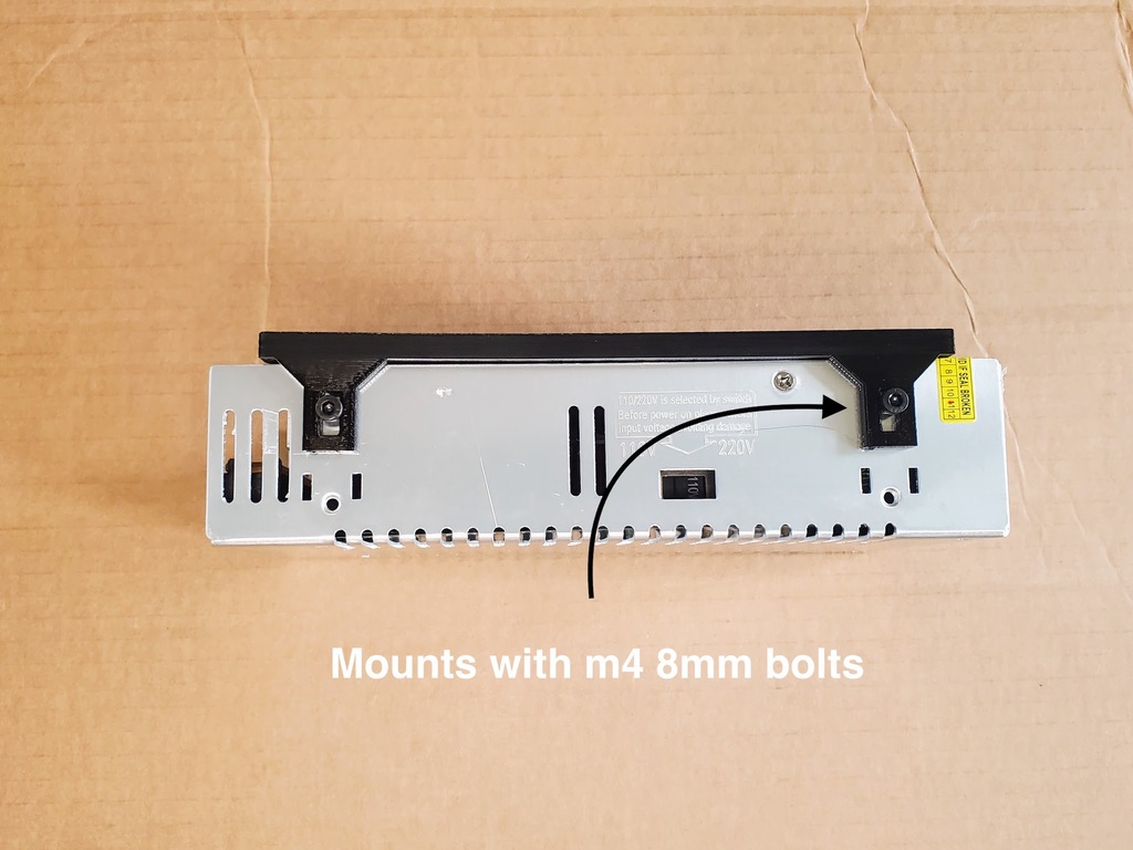 🔧 QuinLED Dig Quad Controller PSU Mount・Free STL File for ・Cults