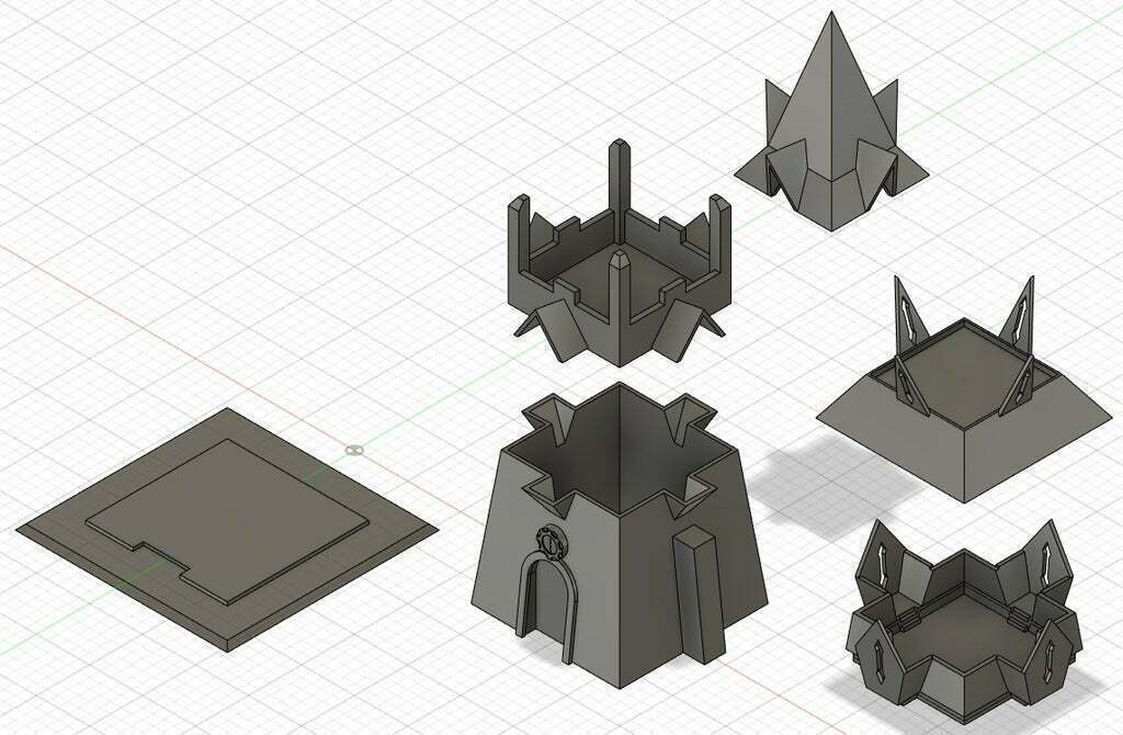 Free STL file Fantasy Human Watchtower 🎲 ・3D printable design to ...
