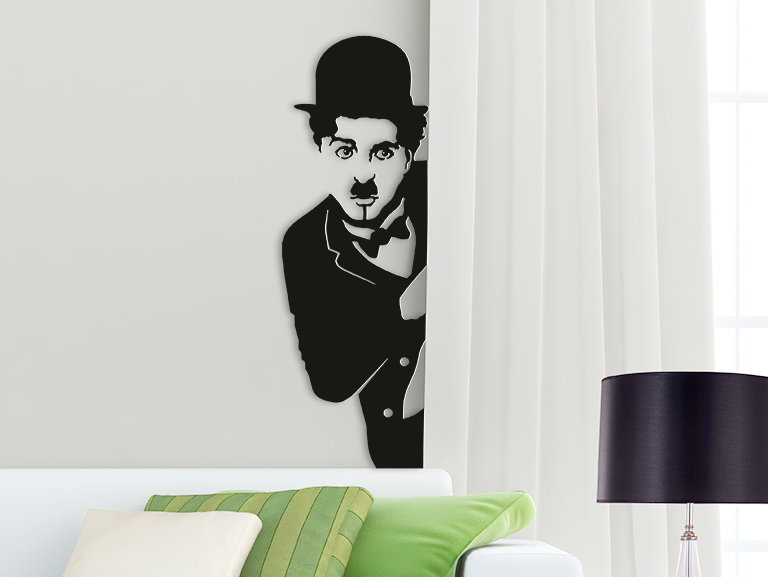 Fichier STL gratuit Charlie Chaplin 🪢 (DXF et SVG)・Modèle pour ...