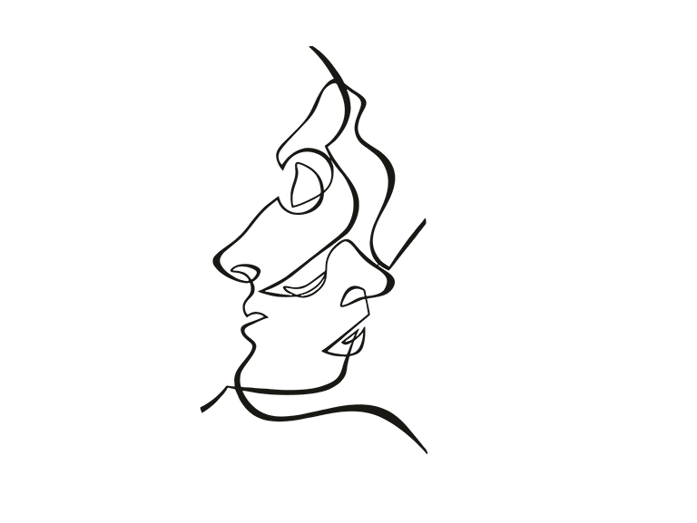 🖼️ Face Line・Free STL File for 3D printing and CNC machining - Laser ...