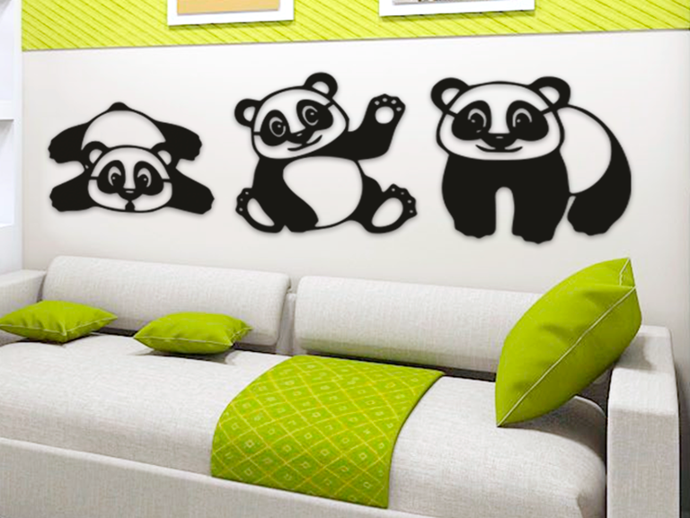 Free STL file Panda boom 🐼 (DXF and SVG)・3D printable model to download ...