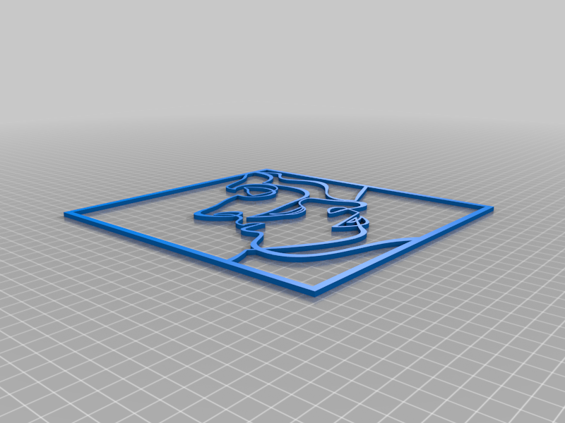 🖼️ Face Line・Free STL File for 3D printing and CNC machining - Laser ...