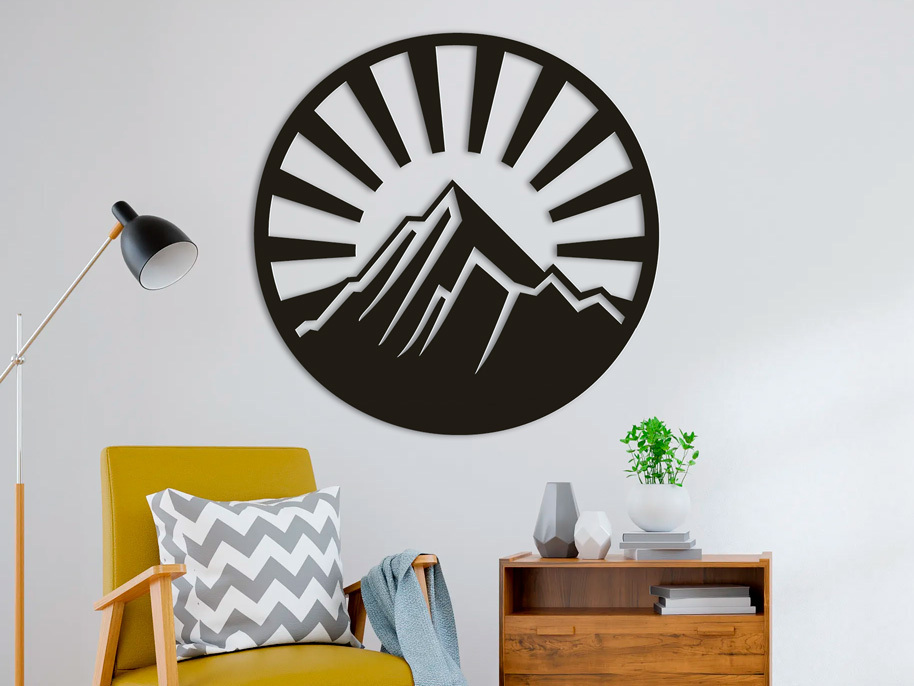 Free 3D file Mountain Logo ⛰️ ・3D print design to download・Cults