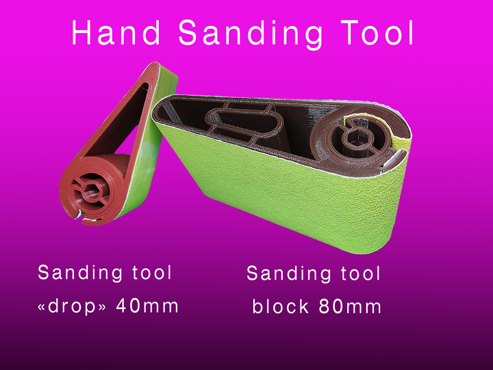Free STL file Sanding tool - hand & machine ・3D printing model to ...