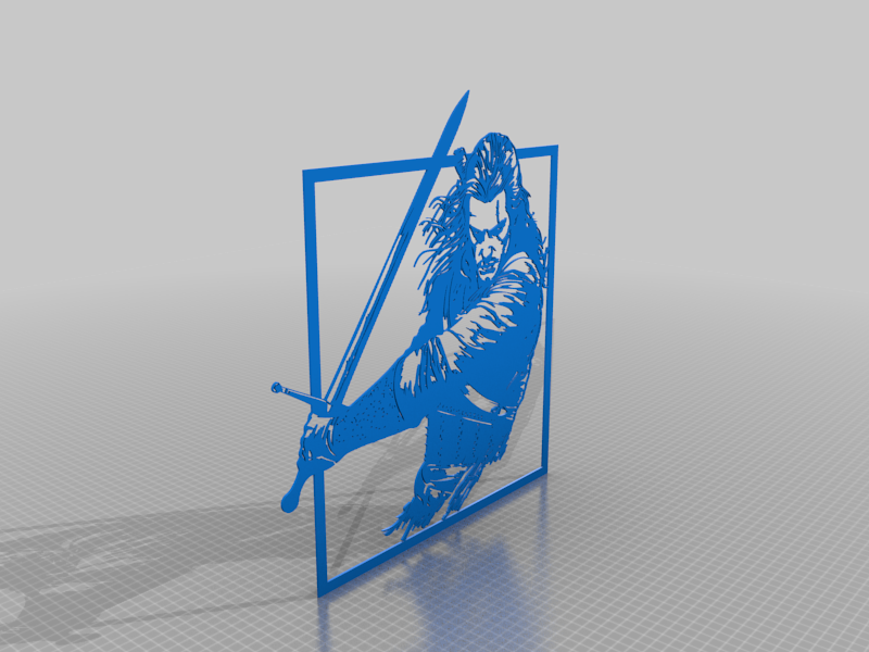🎨 The Witcher・Free 3D File for 3D printing and CNC machining - Laser ...