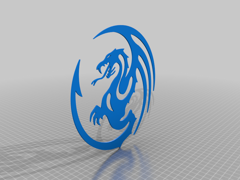 🐉 Dragon・Free STL File for 3D printing and CNC machining - Laser ...