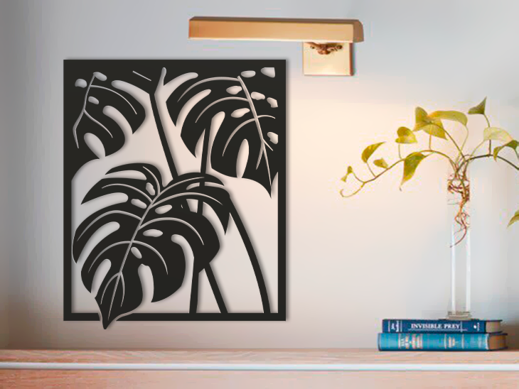 Free 3D file Monstera Leafs 🖼️ ・3D printing template to download・Cults