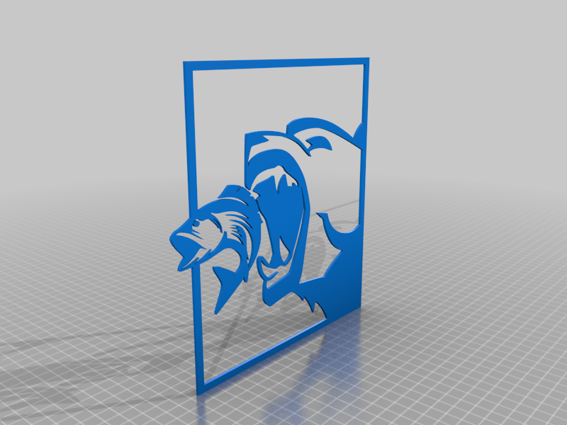🐻 Grizzly・Free STL File for 3D printing and CNC machining - Laser ...