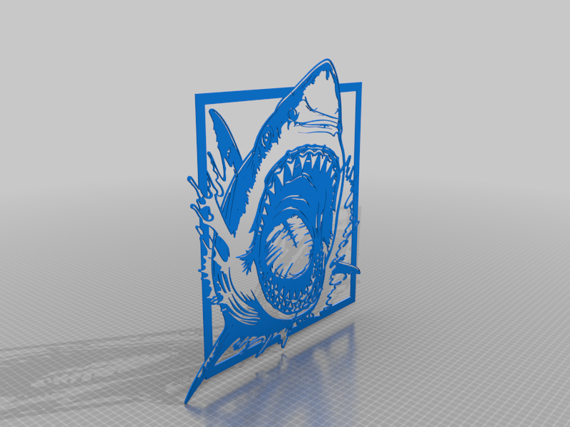 Free 3D file Shark Attack 🦈・3D printer design to download・Cults