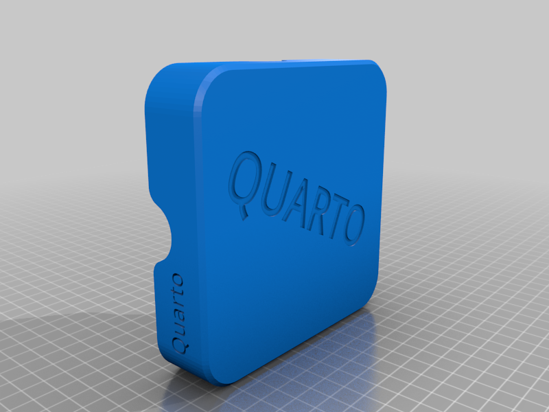 Free 3D file Quarto Box with Label 📦 ・3D printing model to download・Cults