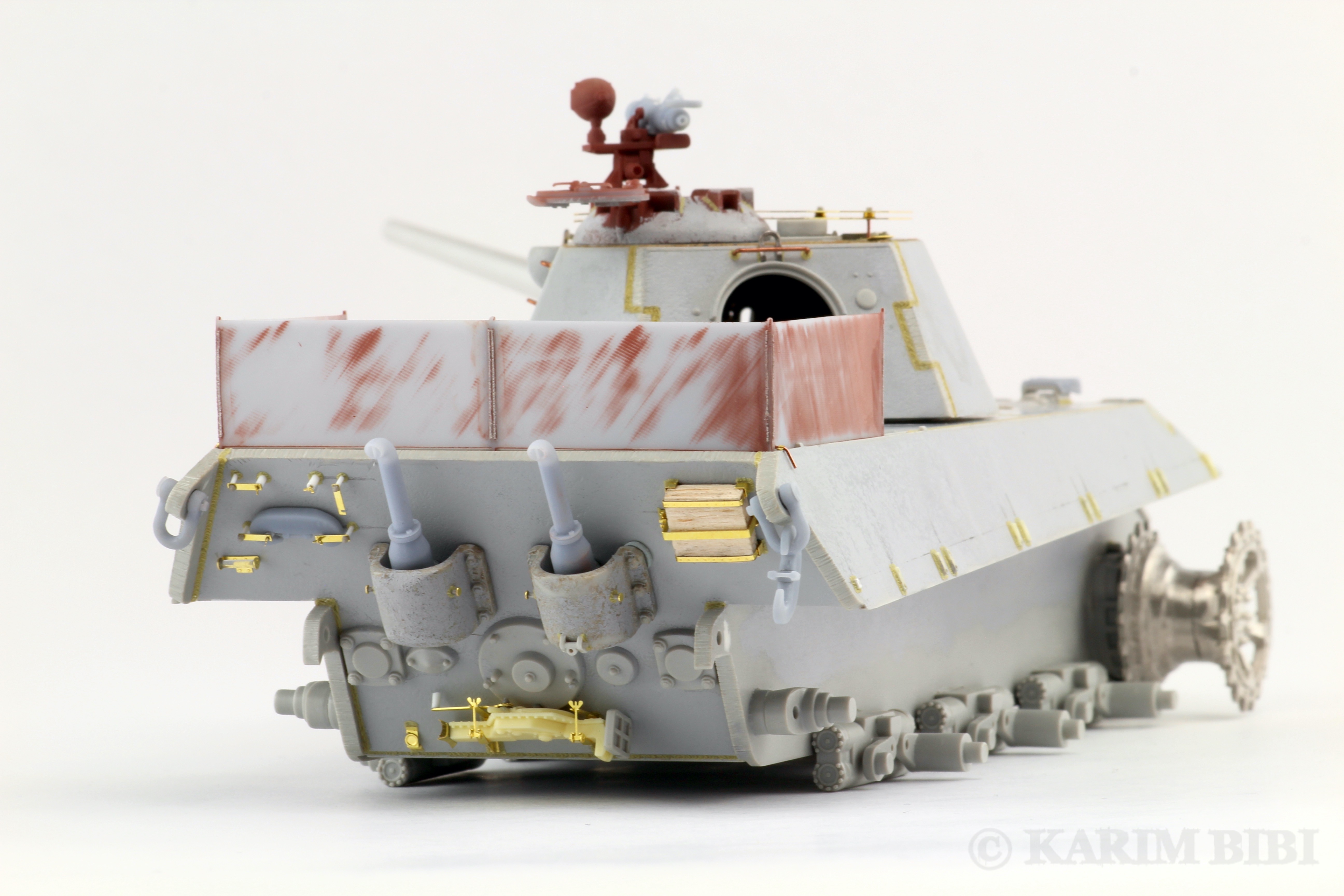 👽 1/35 E50 exhausts・Free STL File for ・Cults