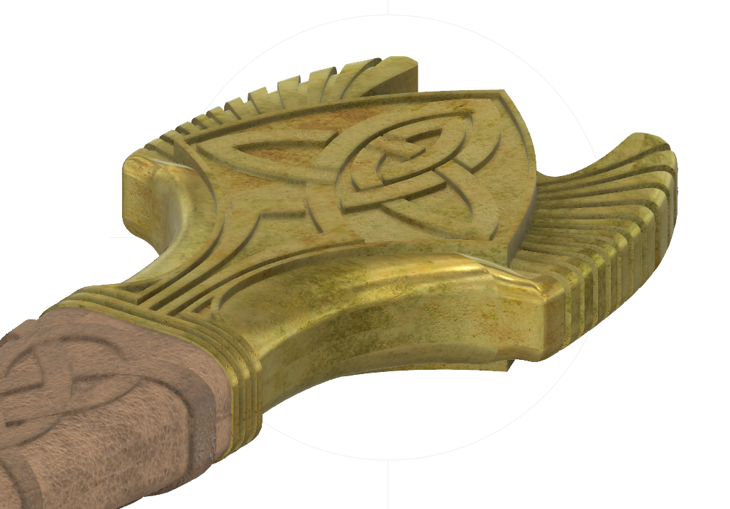 🗡️ Bifrost Sword - Hofund - Heimdall - Thor・ STL File for ・Cults