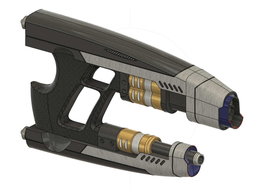 STL file Star Lord Blaster - Marvel ⭐ (OBJ)・3D print design to download ...