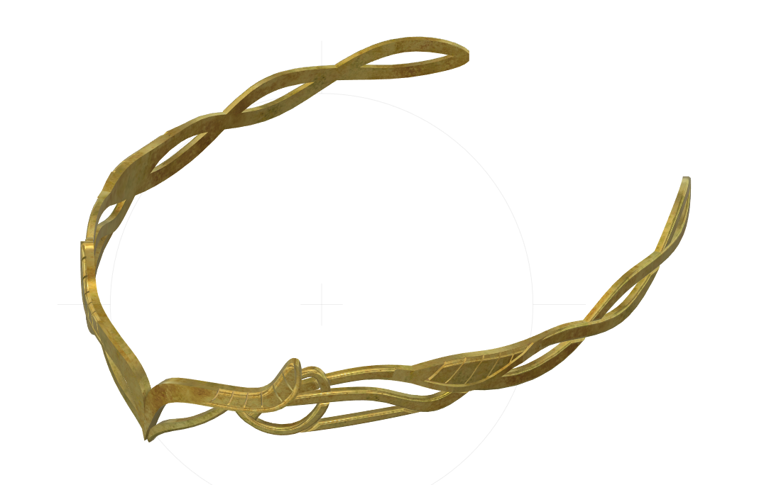 🧝 Elrond Elven Circlet Crown・ STL File for ・Cults