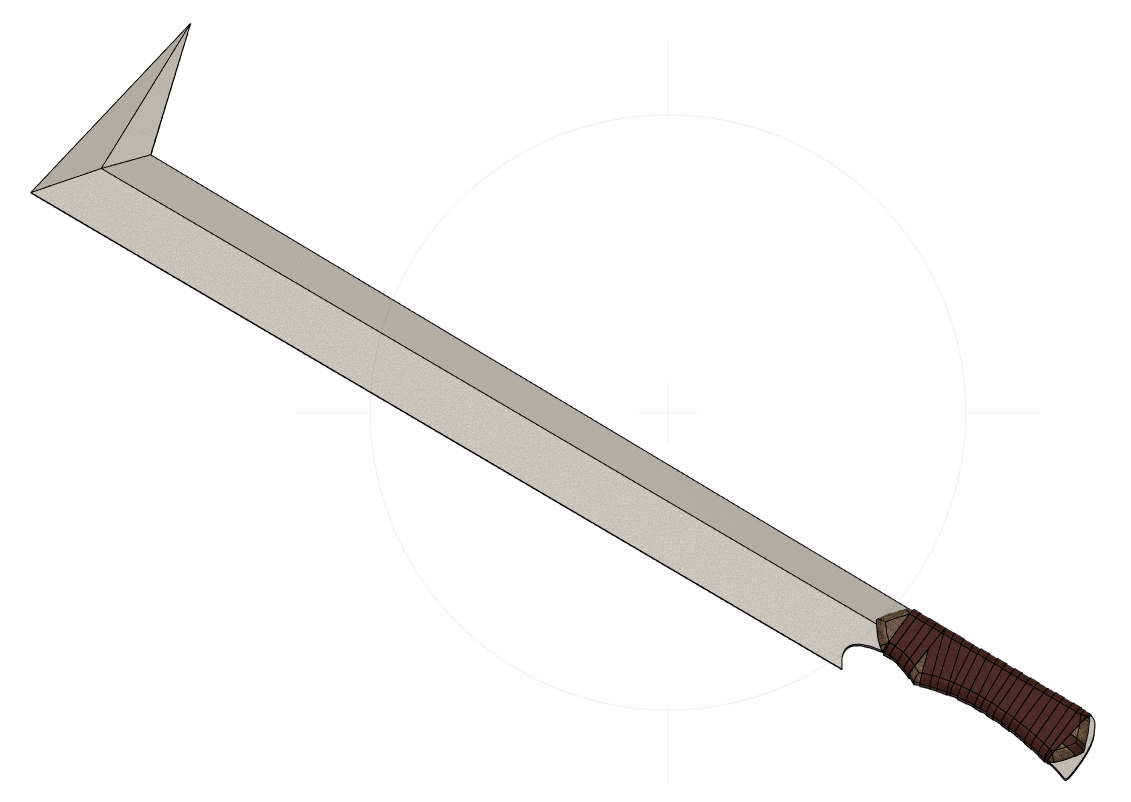 🗡️ Uruk-Hai Sword - Lord Of The Rings・ STL File for ・Cults