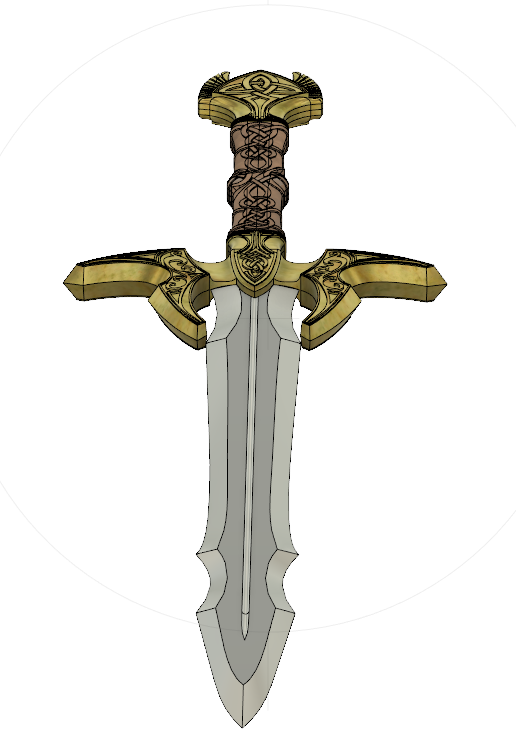 🗡️ Bifrost Sword - Hofund - Heimdall - Thor・ STL File for ・Cults