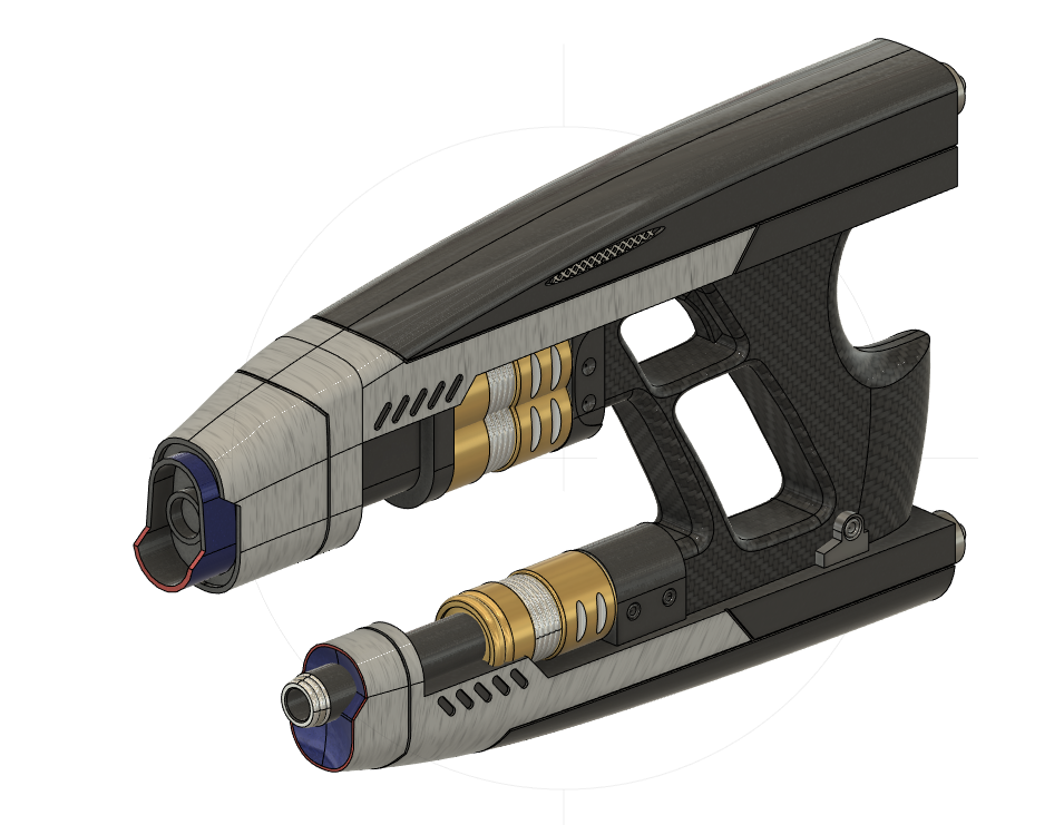 STL file Star Lord Blaster - Marvel ⭐ (OBJ)・3D print design to download ...