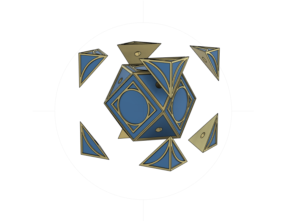 STL file Jedi Holocron - Star Wars ⭐ ・Model to download and 3D print・Cults