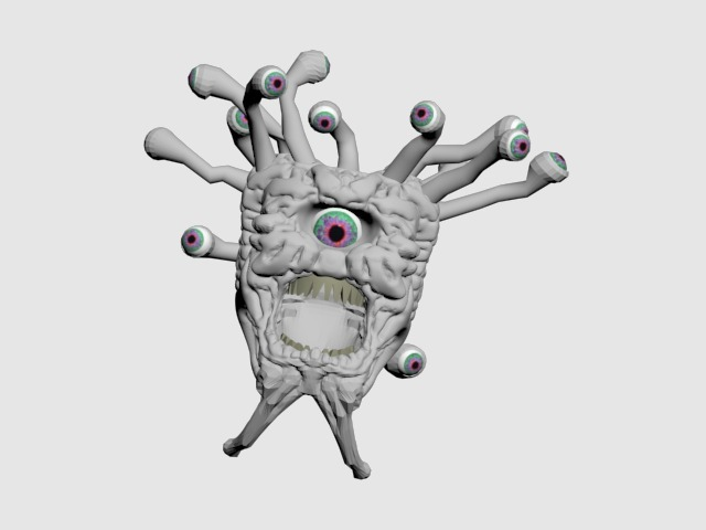Free 3D file Ancient Beholder 👹 ・3D printer model to download・Cults