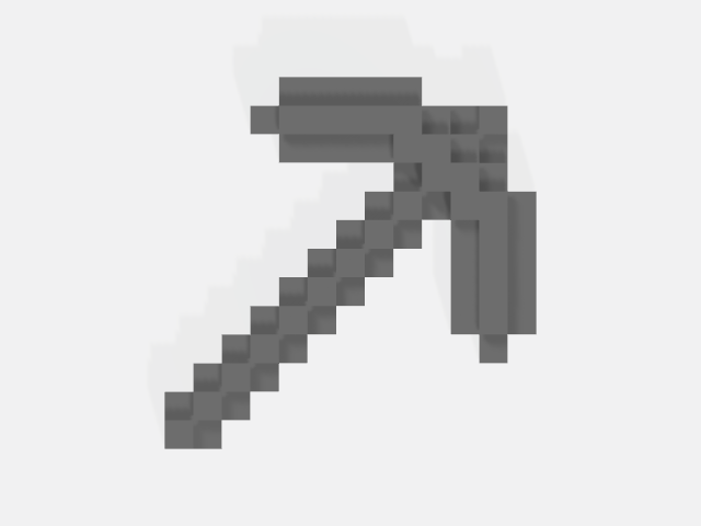 STL file Minecraft Pickaxe 🦸 ・3D print design to download・Cults