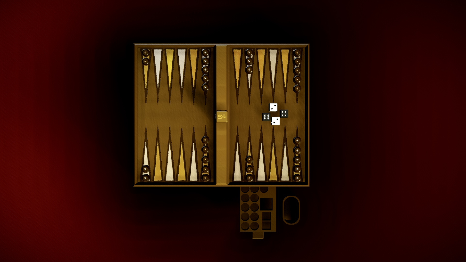 🎲 Backgammon Board Game・ 3D File for ・Cults