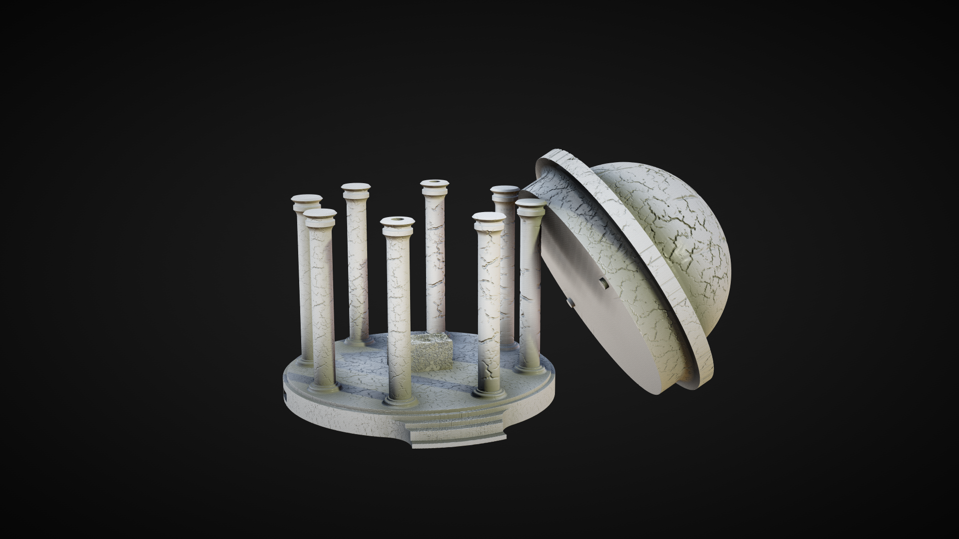 🗺️ Mausoleum - World of Witchcraft & Wizardry・ 3D File for ・Cults