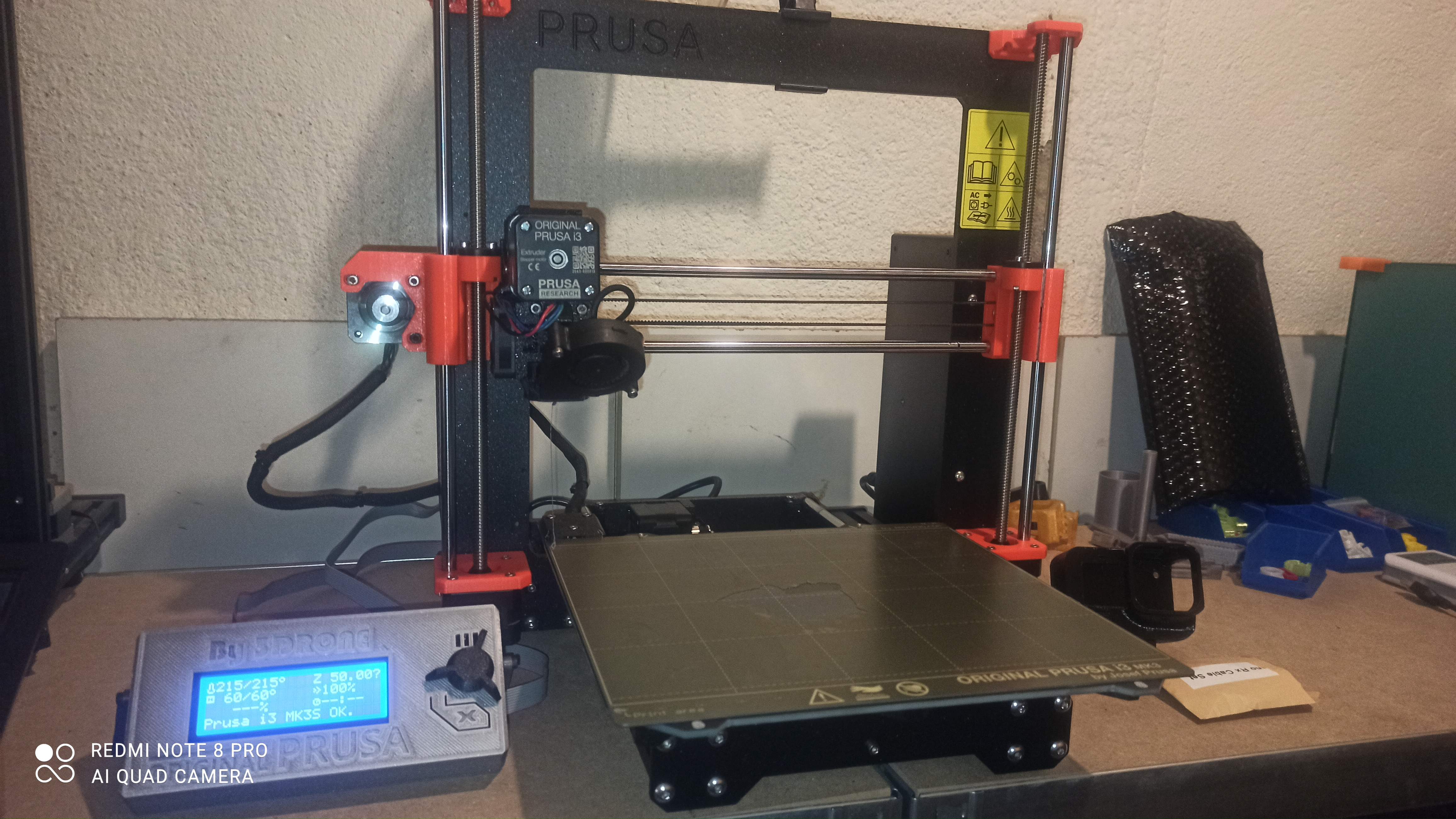 👽 Screen Support For Prusa MK3:MK3S:MK3S+・ STL Datei für ・Cults