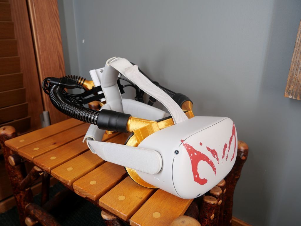 🐏 Oculus Quest 2 Ram Air Cooler・Free 3D File for ・Cults