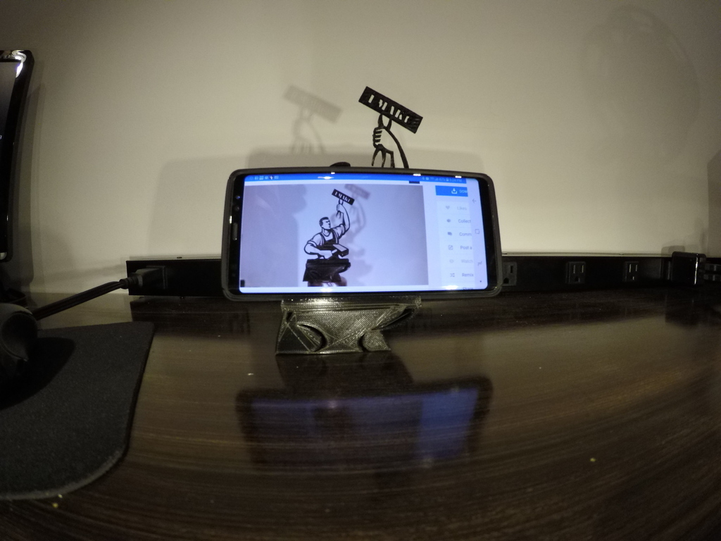 Free 3D file "I Make Man" Phone Stand 👨 ・3D print object to download・Cults