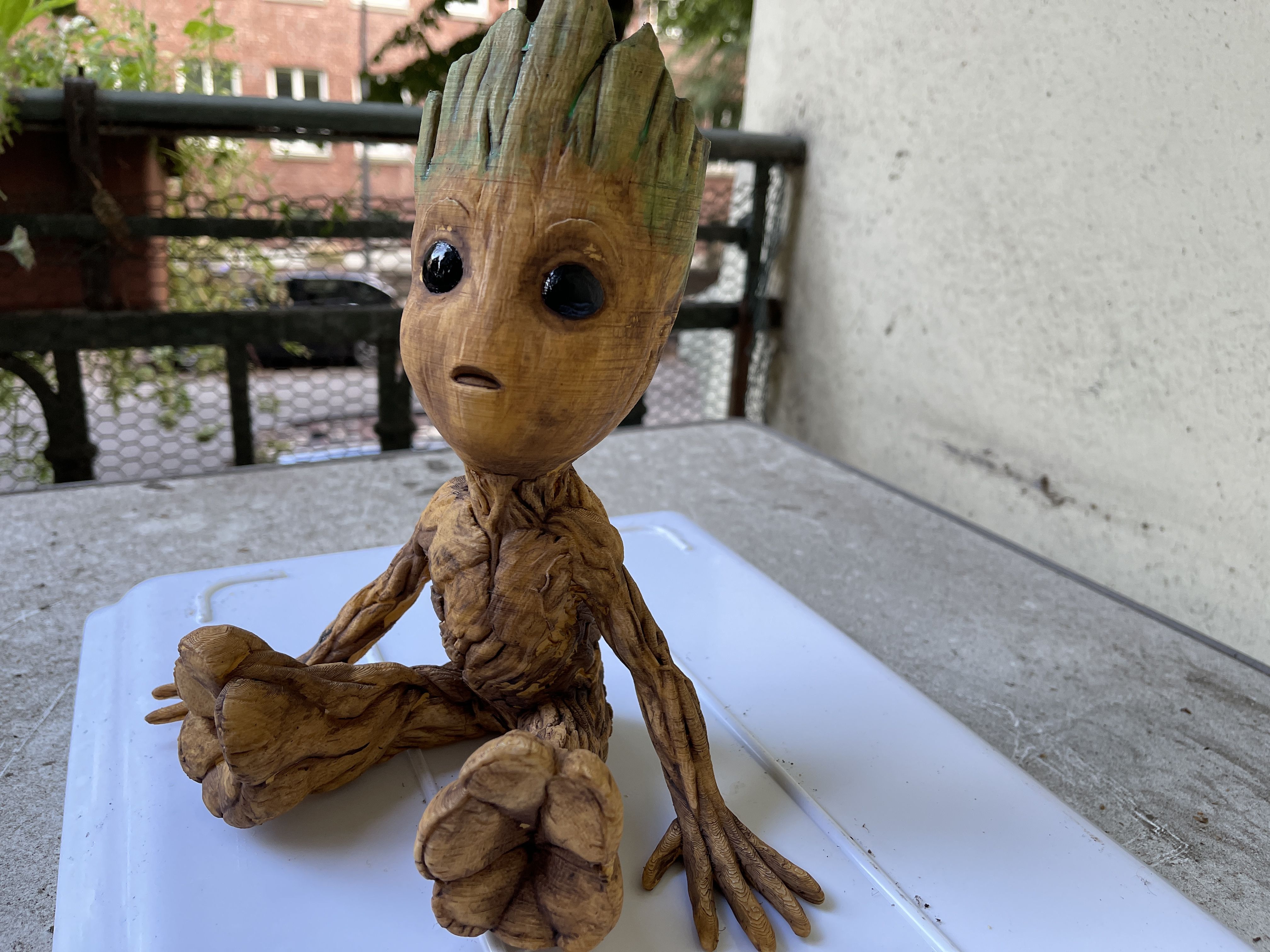3D print Baby Groot Air Plant Planter・Cults