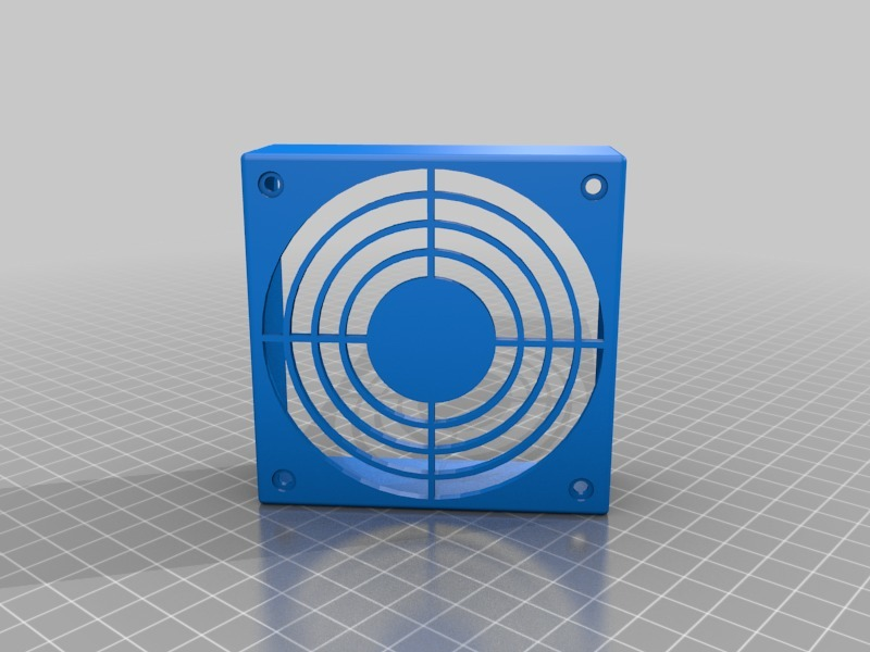 Free 3D file Simple 80 mm fan cover (Anet A8) 🔧 ・3D printing design to ...