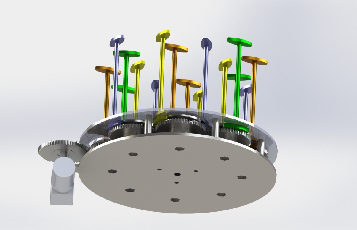 👽 MAYPOLE BRAIDING MACHINE・ 3D File for ・Cults