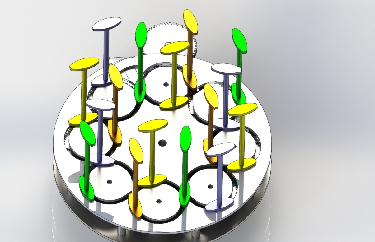 👽 MAYPOLE BRAIDING MACHINE・ 3D File for ・Cults