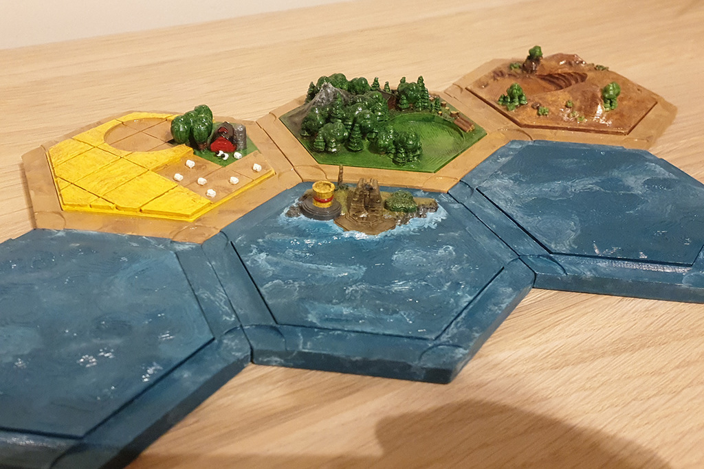 🧲 Catan Wheat/Hay Harbor - for Magnetic 2.0・Free 3D File for ・Cults