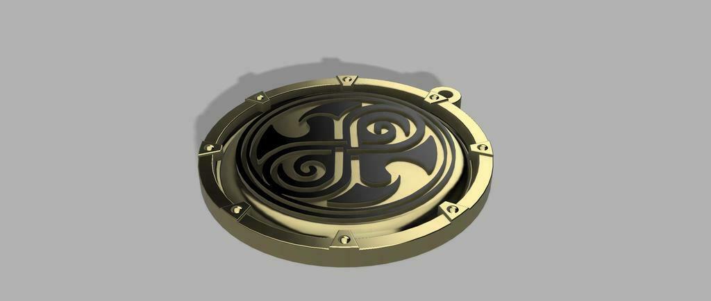 🦭 Seal of Rassilon Medallion・Free 3D File for ・Cults