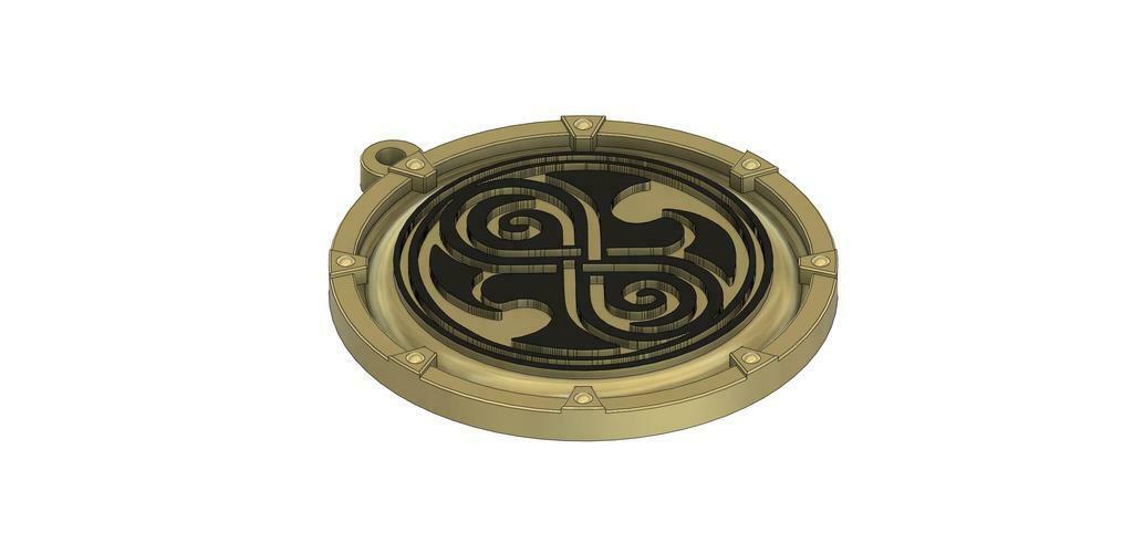 🦭 Seal of Rassilon Medallion・Free 3D File for ・Cults