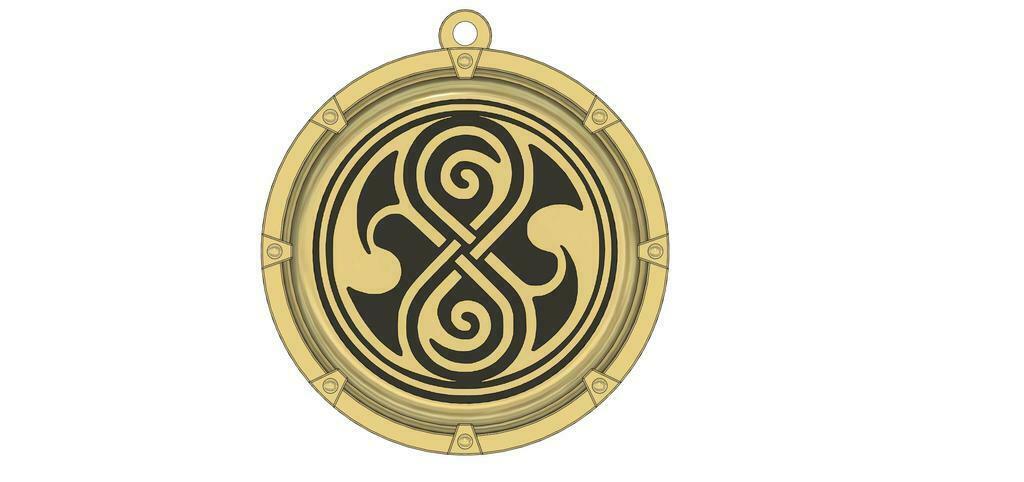 🦭 Seal of Rassilon Medallion・Free 3D File for ・Cults