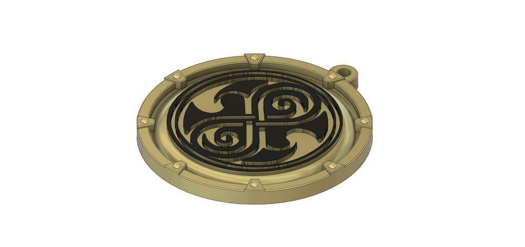 🦭 Seal of Rassilon Medallion・Free 3D File for ・Cults