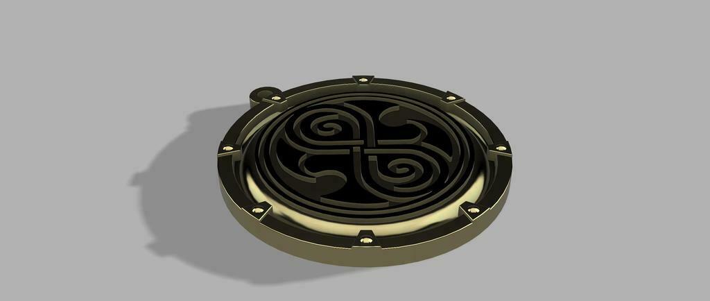 🦭 Seal of Rassilon Medallion・Free 3D File for ・Cults