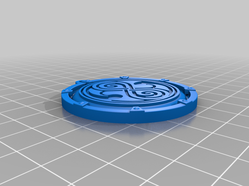 🦭 Seal of Rassilon Medallion・Free 3D File for ・Cults