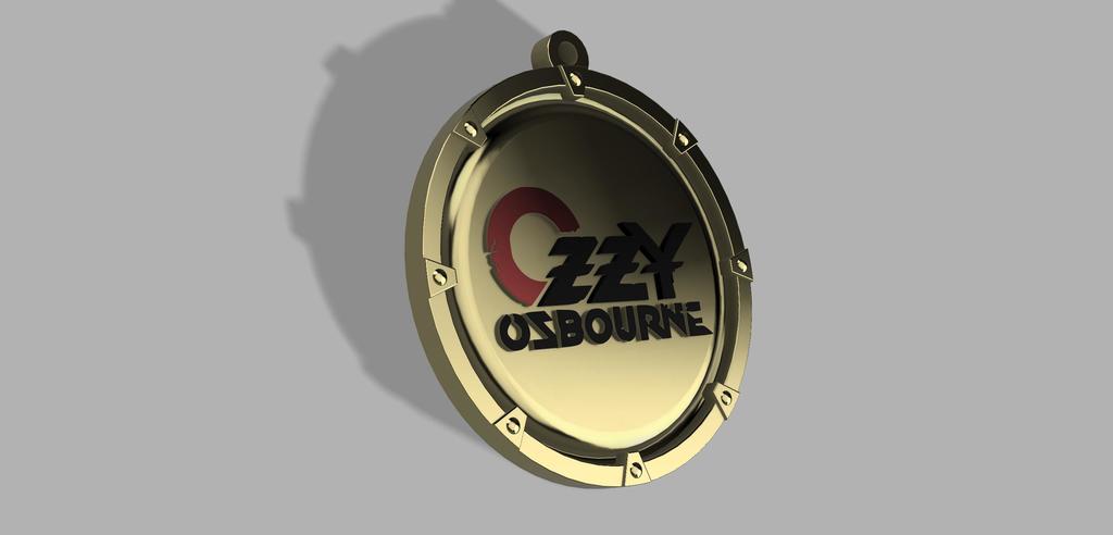 🗝️ Ozzy Osbourne Medallion / Keyring・Free 3D File for ・Cults