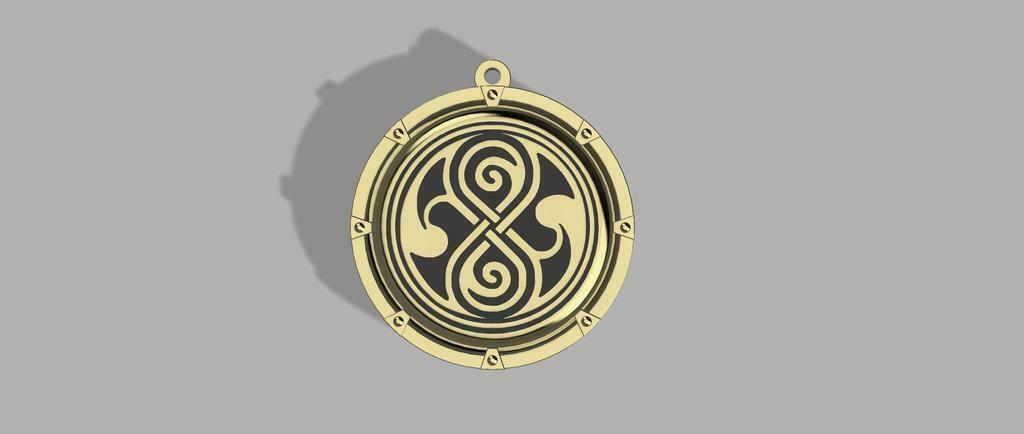 🦭 Seal of Rassilon Medallion・Free 3D File for ・Cults