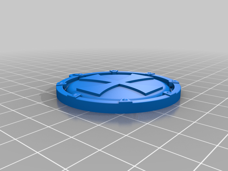 🗝️ Knights Templar Medallion / KeyChain・Free 3D File for ・Cults