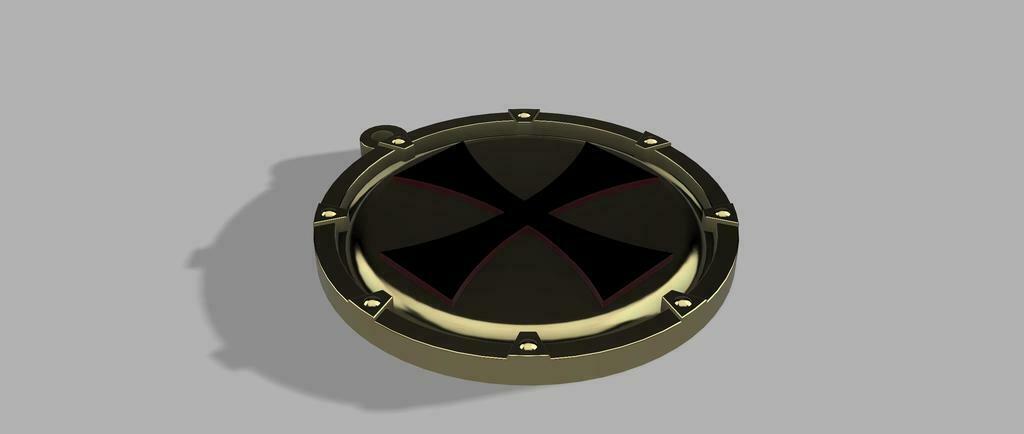🗝️ Knights Templar Medallion / KeyChain・Free 3D File for ・Cults
