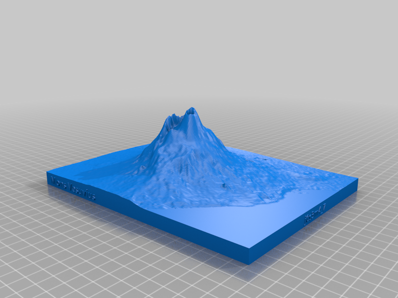 Free STL file Mount Vesuvius 🎨 ・3D printer design to download・Cults