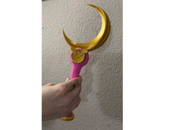 STL-Datei Sailor Moon Moonlight Stick - Mondzepter 🌙 ・Modell für 3D ...