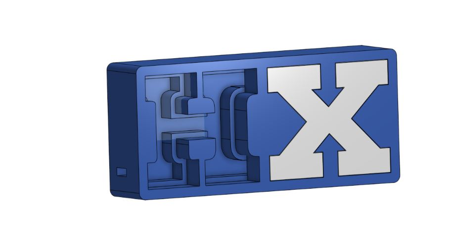 STL file HX logo 🏠 ・3D printable model to download・Cults
