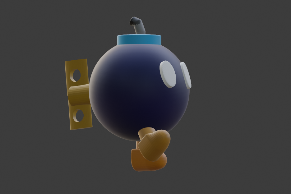STL file Bob-Omb Super Mario Bomb 💣 (OBJ)・3D printer design to download ...